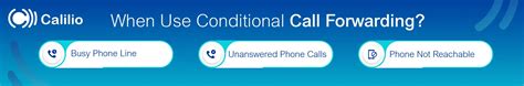 what is conditional call forwarding how to turn it on off