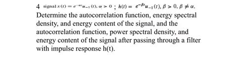 solved 4 signal
