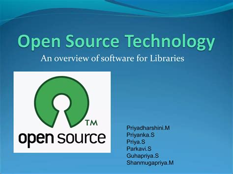 Open Source Technology Ppt Shareware And Freeware Computer