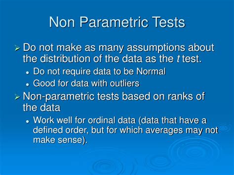 Ppt Parametric Versus Nonparametric Statistics When To Use Them And Which Is More Powerful