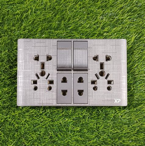 Xp Universal Multi Functional Socket Wall Switch Double Light Plug China Fitting Sheet Switch