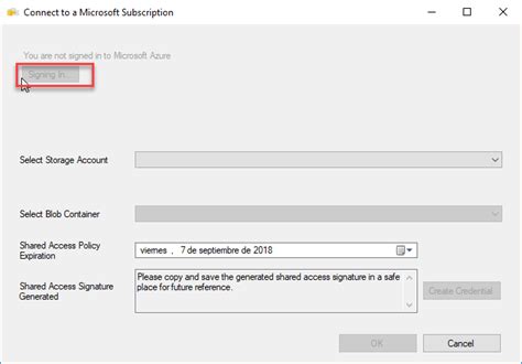 How To Connect To The Azure Storage Account With Sql Server Management
