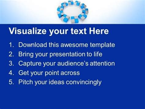 Array Solution Shapes Business Powerpoint Templates And Powerpoint Themes 0