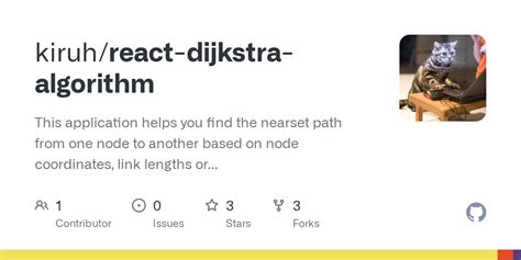 Github Kiruhreact Dijkstra Algorithm This Application Helps You