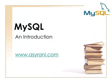 Ppt Mysql Powerpoint Presentation Free Download Id3146539
