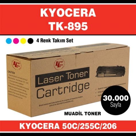 LONG LIFE LK895 SET KYOCERA TK-895 SET 12000 Sayfa 4 RENK ( MAVİ,SİYAH ...