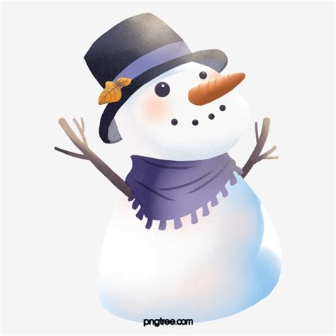 겨울 일러스트 귀여운 눈사람 그림 겨울 아름다운 눈사람 Png 일러스트 및 Psd 이미지 무료 다운로드 Pngtree