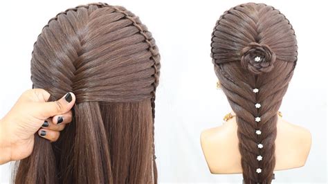 Amazing Pull Through Braid Hairstyle Tutorial Graceful Unique Hairstyles For Girls YouTube