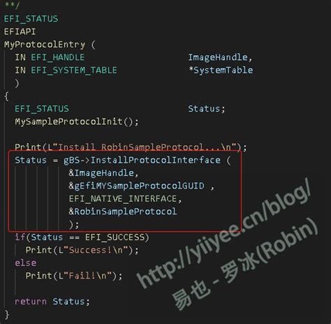 UEFI开发探索 Protocol的使用 易也技术