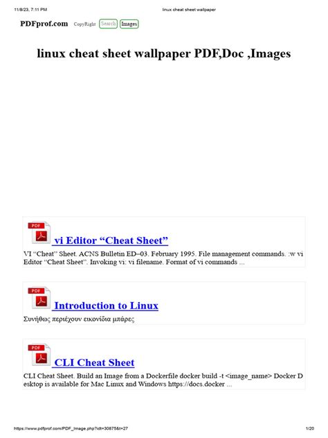 Linux Cheat Sheet Wallpaper Pdf Command Line Interface Linux