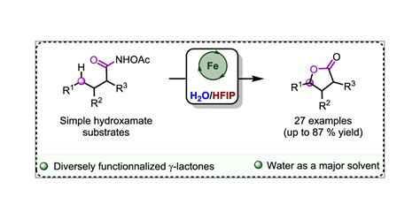 Iron Catalyzed Intramolecular Csp3 H Lactonization Of Hydroxamate