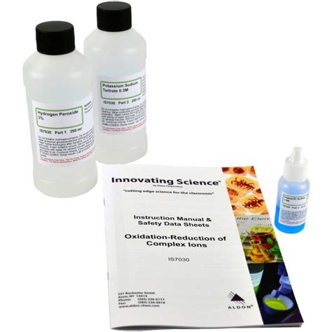 Oxidation Reduction Of Complex Ions Demonstration Kit Oxidation And Reduction Chemistry