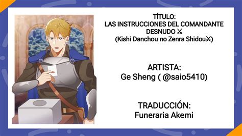 Ge Sheng Las Instrucciones Del Comandante Desnudo Spa MyReadingManga