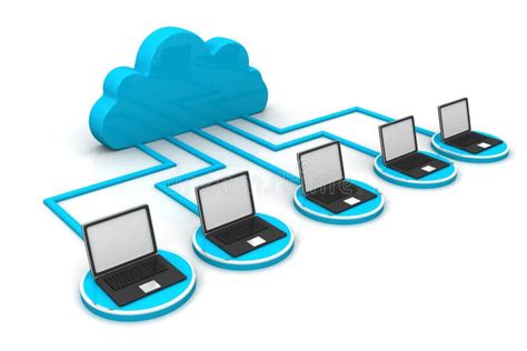 Cloud Computing Concept Stock Illustration Illustration Of Cloud 44457631