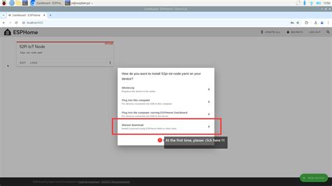 Chapter 4 Setup Esphome Container 52pi Docs