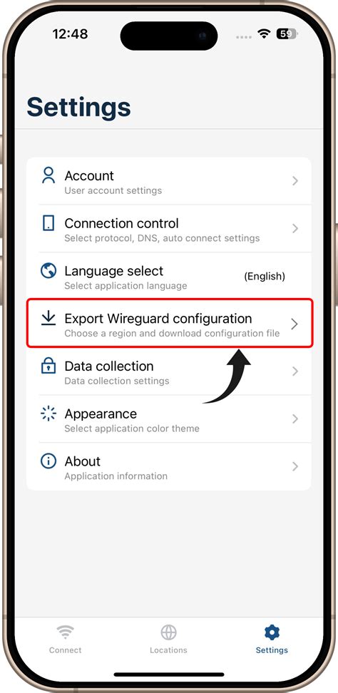 How To Export And Use Wireguard Configuration File Ios Octohide Vpn