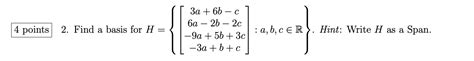 Solved H⎩⎨⎧⎣⎡3a6b−c6a−2b−2c−9a5b3c−3abc⎦⎤abc∈r⎭⎬⎫