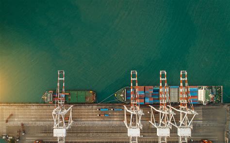 수입 수출 사업 물류에서 항공보기 바다 포트 컨테이너화물 적재 선박 화물 운송 운송 비즈니스 물류 항구에 항구 및 운송화물을 무역 0명에 대한 스톡 사진 및 기타 이미지