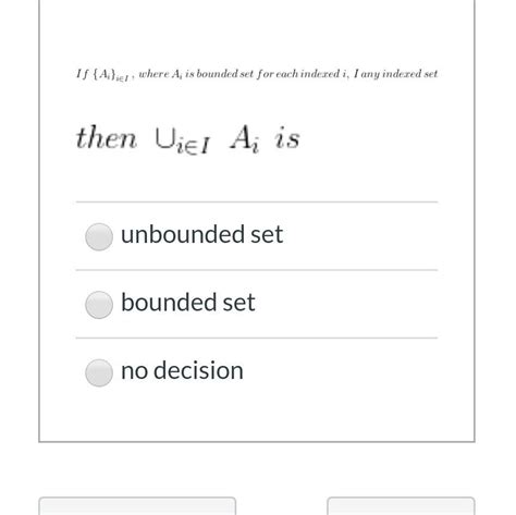 Solved If A Ict Where A Is Bounded Set For Each Indexed Chegg Com