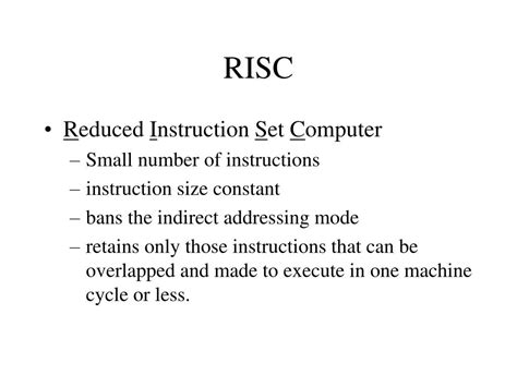 PPT RISC Vs CISC PowerPoint Presentation Free Download ID 6645513