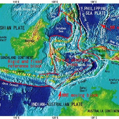 Tectonic Map Of Indonesia And Its Surrounding Areas An On Line Global Download Scientific