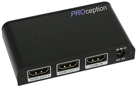 PROHDMISP IR Proception Way K UHD HDR HDMI Splitter K K HDCP