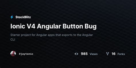 ionic v4 angular button bug stackblitz