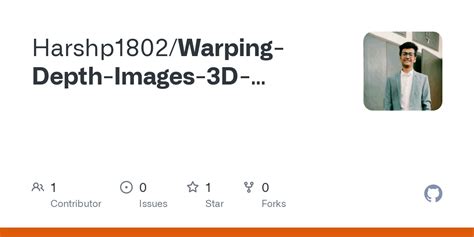 GitHub Harshp Warping Depth Images D Computer Vision