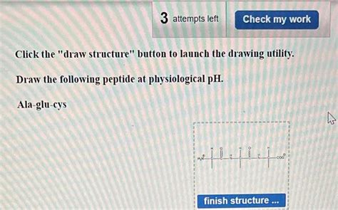 Solved Click The Draw Structure Button To Laun