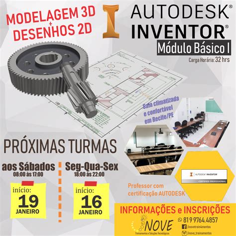 Inove Treinamentos E Soluções Tecnológicas 🔩 Autodesk Inventor