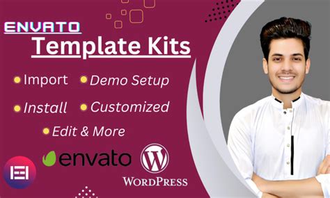 install edit envato template kits within 1 hour only by danish6t fiverr