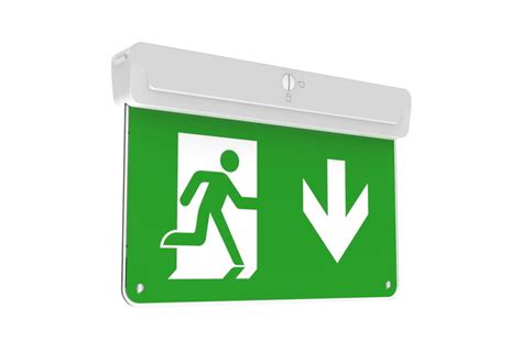 Emergency Exit Sign With Multiple Fixing Positions