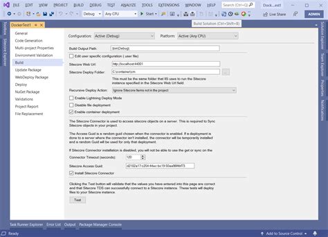 Sitecore TDS TDS And Containers Sitecore Developer Collection Documentation