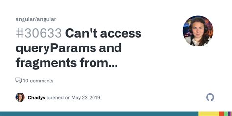 Cant Access Queryparams And Fragments From Canload · Issue 30633