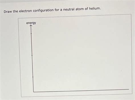 Solved Draw The Electron Configuration For A Neutral Atom Of
