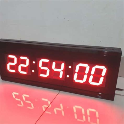 Promo New Jam Digital Led Clock Countup Countdown Timer Temperatur 1948