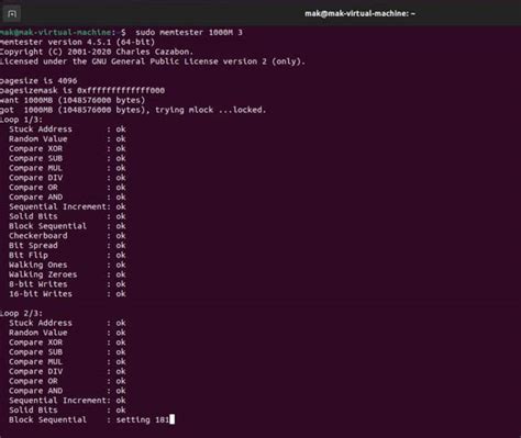 Ubuntu Faire Un Memtestdiagnostic De La Mémoire Ram