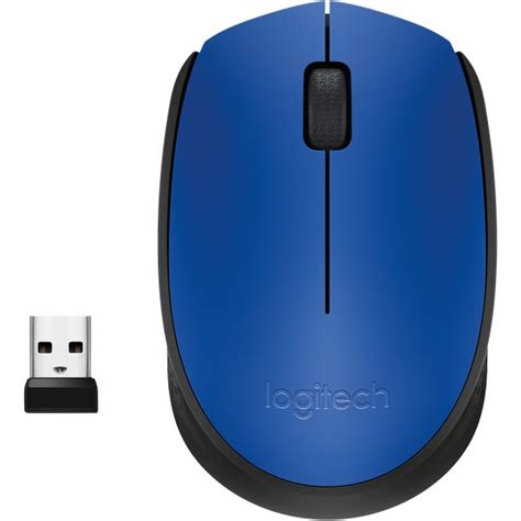Logitech M Wireless Blue Mouse It Bits