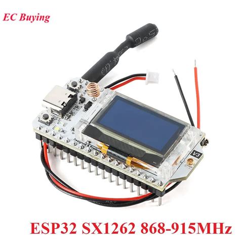 Esp32 Sx1262 Lora 868mhz915mhz 096 Inch Oled Display Wifi Ble Esp32 S3 Lora 32 Iot Development