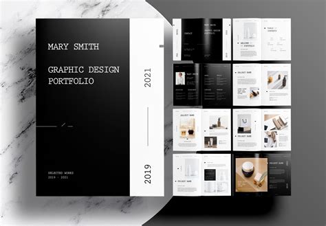 Free Graphic Design Portfolio Layout Indesign Template Indesign Portfolio Free Portfolio