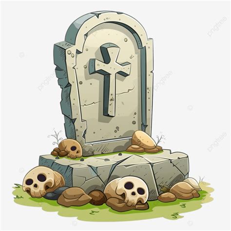찢어진 만화 기독교 묘비 무덤 만화 결석 Png 일러스트 및 이미지 에 대한 무료 다운로드 Pngtree
