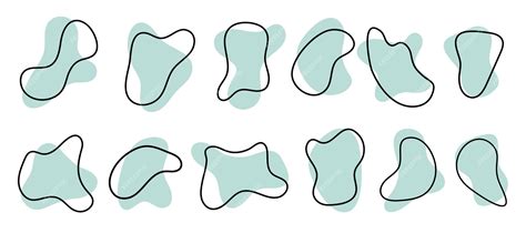 Premium Vector Organic Amoeba In The Form Of An Abstract Drop