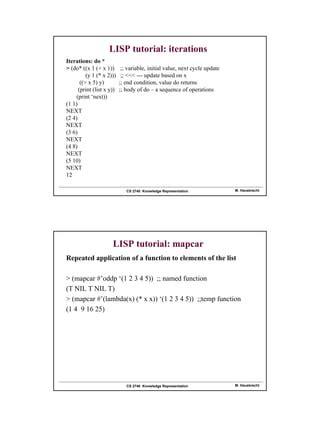 Lisp Tutorial PDF