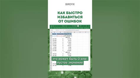 Excel как быстро избавиться от ошибок в таблице эксель Shorts Excel эксель Excelобучение