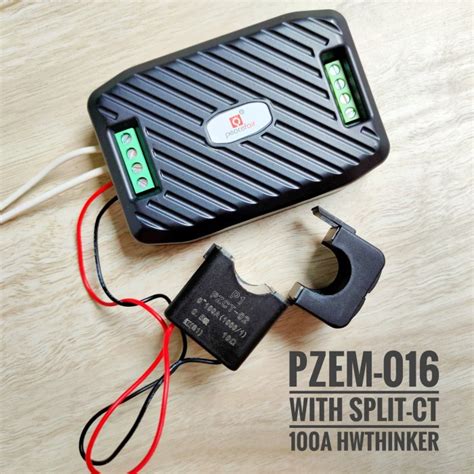 jual sensor arus tegangan ac digital power meter 100a rs485 modbus pzem