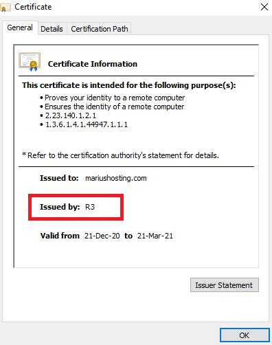 Synology Lets Encrypt Issues New Root And Intermediate Certificates