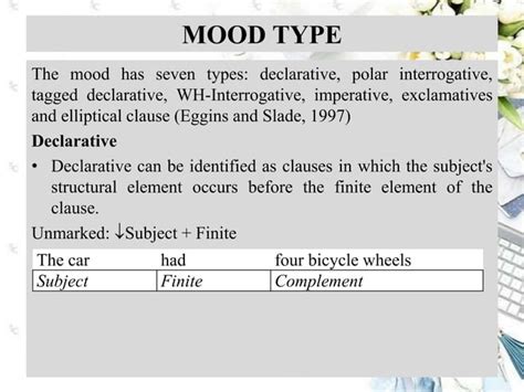 Systemic Functional Linguistics Interpersonal Meanings Ppt Chemistry Science