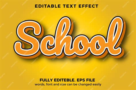 Premium Vector 3d Text Style Effect Editable Style Effect Template