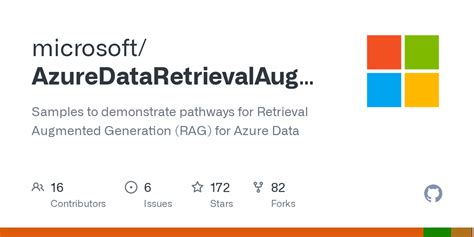 Github Microsoftazuredataretrievalaugmentedgenerationsamples Samples To Demonstrate Pathways