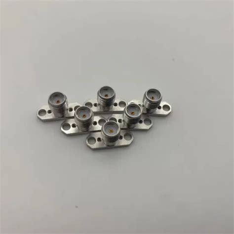 18ghz Sma Female 2 Hole Flange Mount Pcb Soldering Microwave Rf Coaxial Connector Sma Kfd Sma
